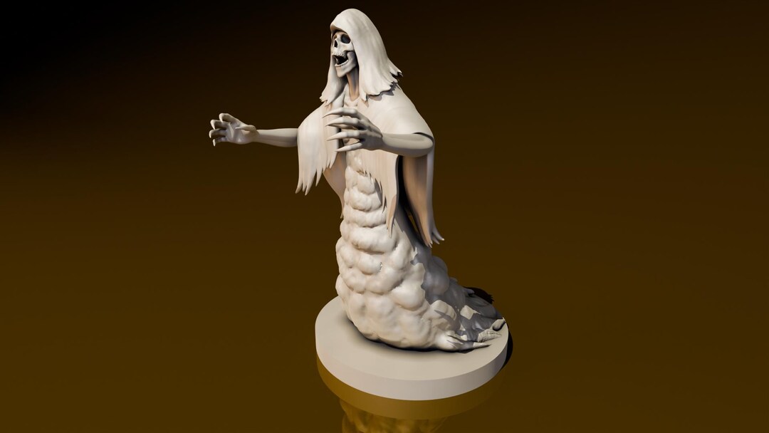 Wraith 2 | DND Miniatures | DND Model | Dungeonguildmerchant | No ...