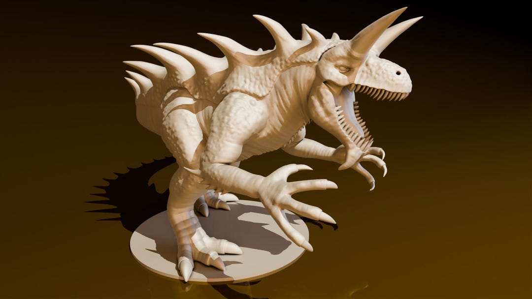 Tarrasque | DND Miniatures | DND Model | Dungeonguildmerchant | 32mm ...
