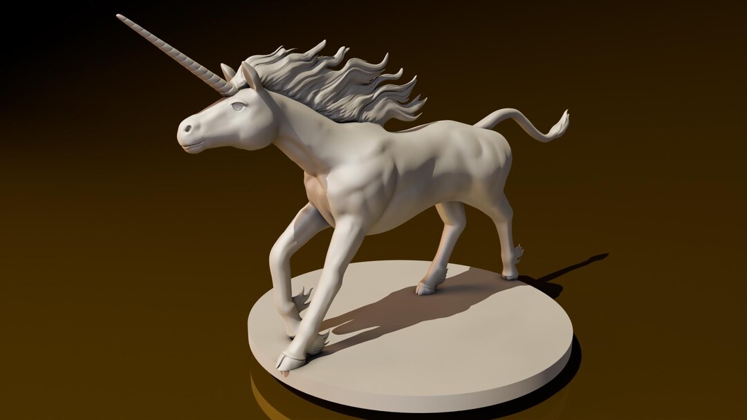 Unicorn Galloping | DND Miniatures | DND Model | Dungeonguildmerchant ...