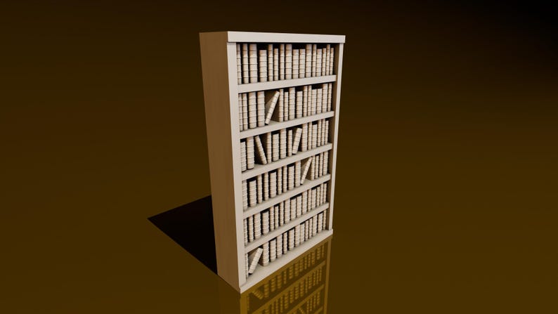 Bookshelf Mimic in Hiding | DND Miniatures | DND Model ...