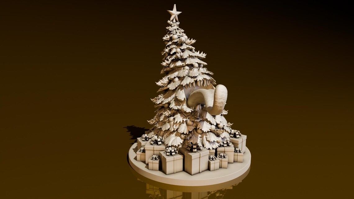 Christmas Tree Mimic | DND Miniatures | DND Model ...