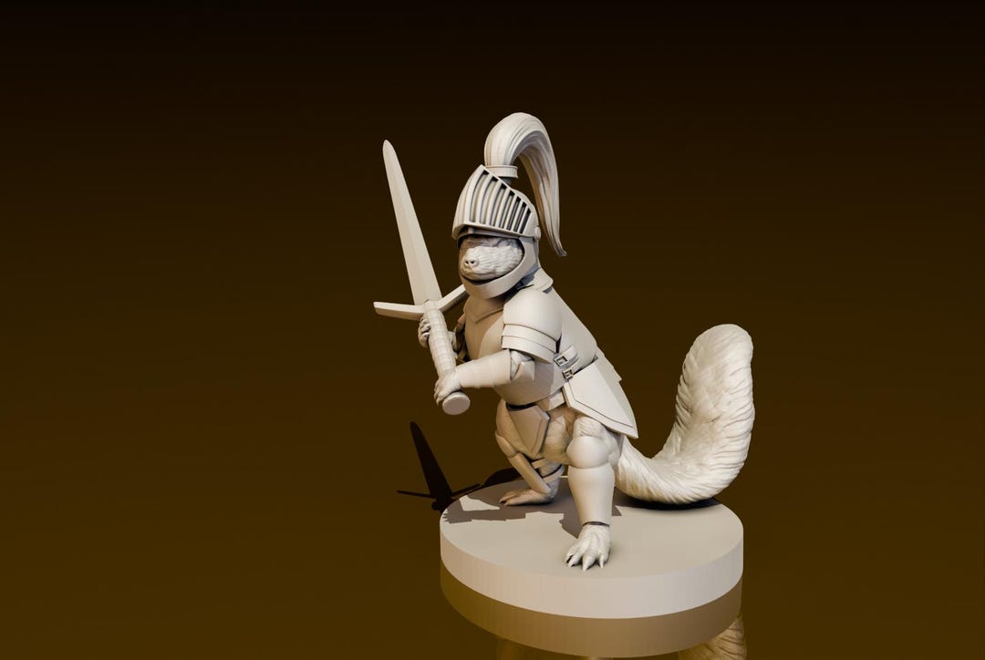 Sir Nutsalot the Squirrel Paladin | DND Miniatures | DND Model ...
