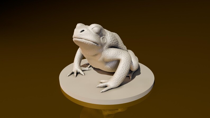 Giant Toad | DND Miniatures | DND Model | Dungeonguildmerchant | No ...