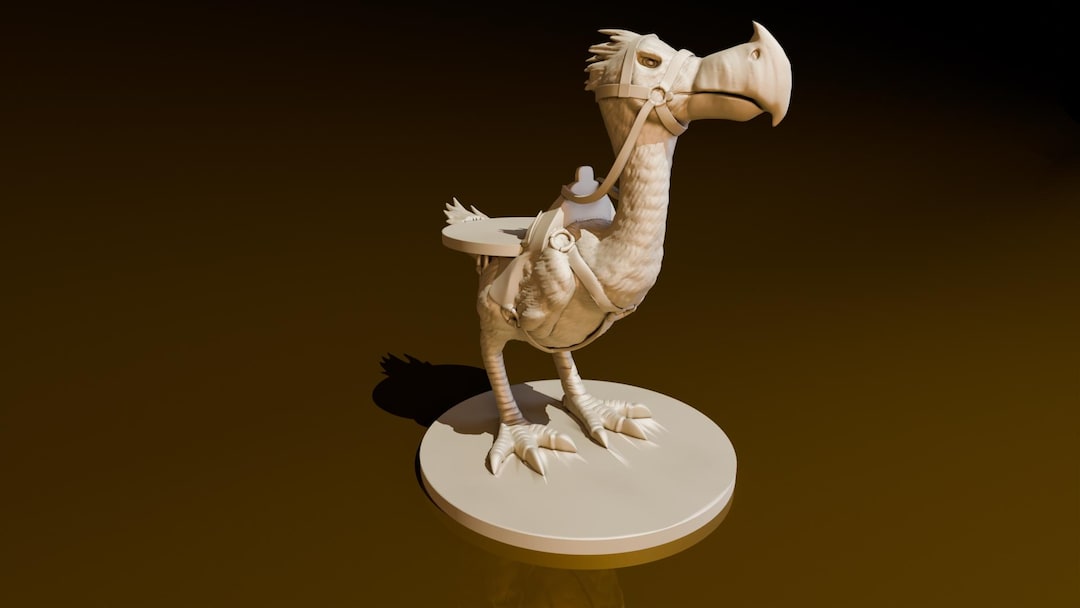 Axe Beak Mount W/mini Slot | DND Miniatures | DND Model ...