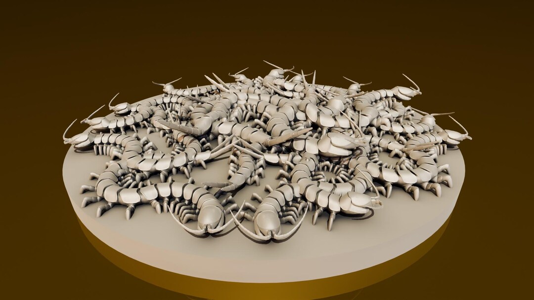 Swarm of Centipedes | DND Miniatures | DND Model | Dungeonguildmerchant ...