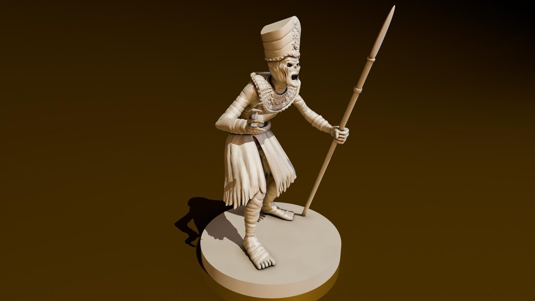 Mummy Lord | DND Miniatures | DND Model | Dungeonguildmerchant | No ...