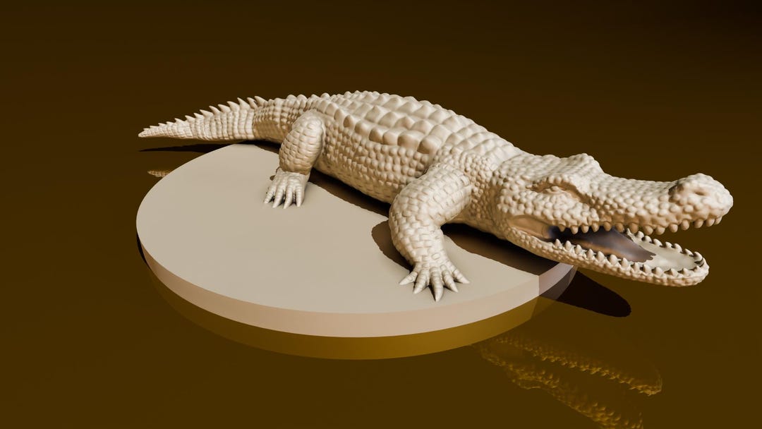 Crocodile | DND Miniatures | DND Model | Dungeonguildmerchant | No ...
