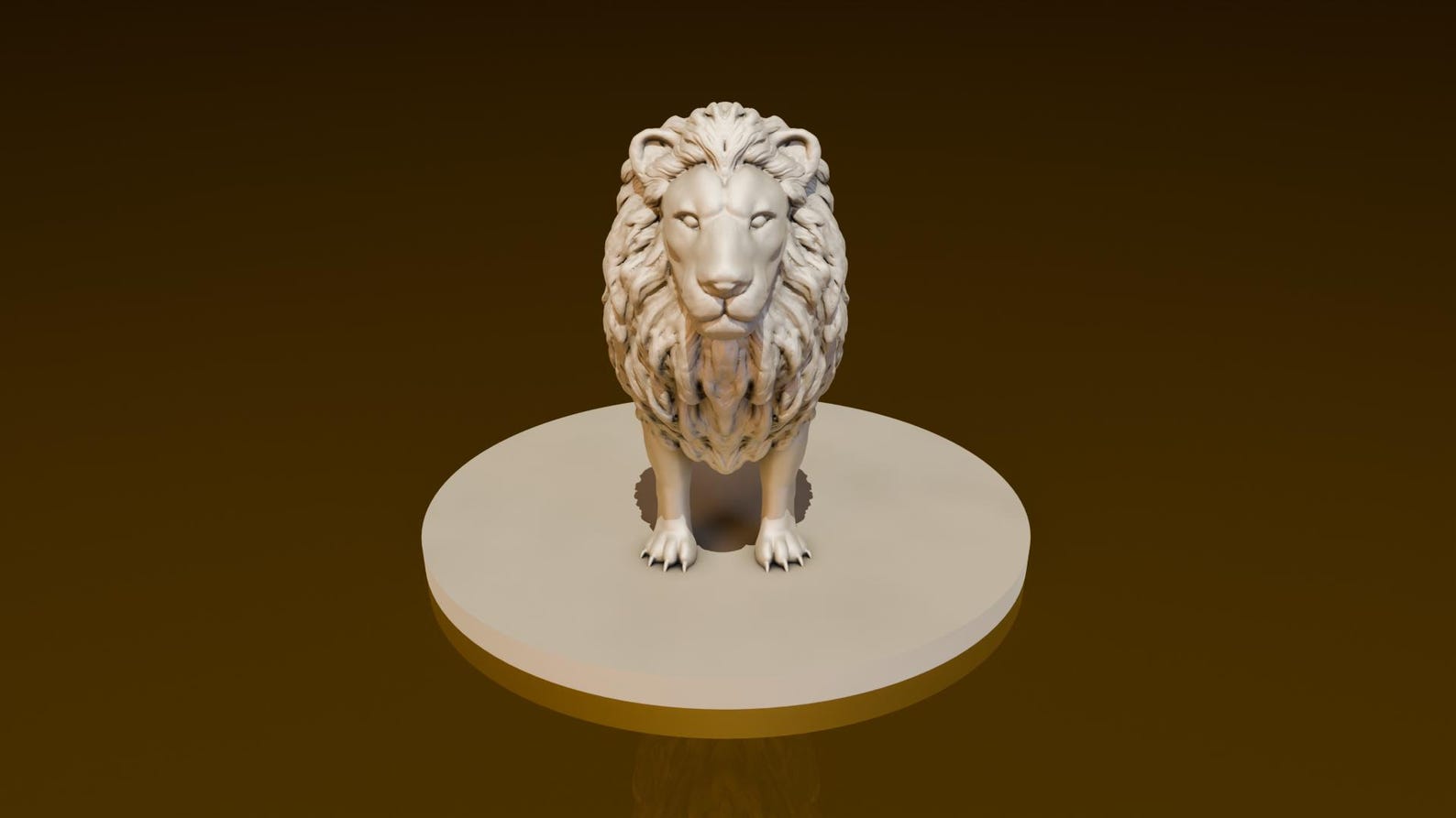 Lion | DND Miniatures | DND Model | Dungeonguildmerchant | No Assembly ...