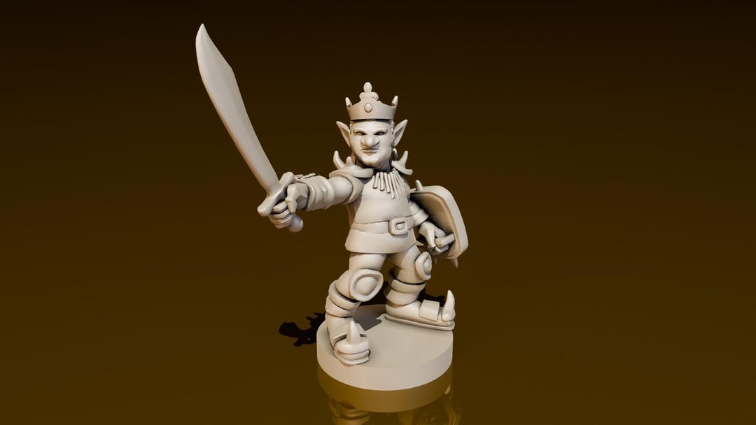 Goblin King | DND Miniatures | DND Model | Dungeonguildmerchant ...
