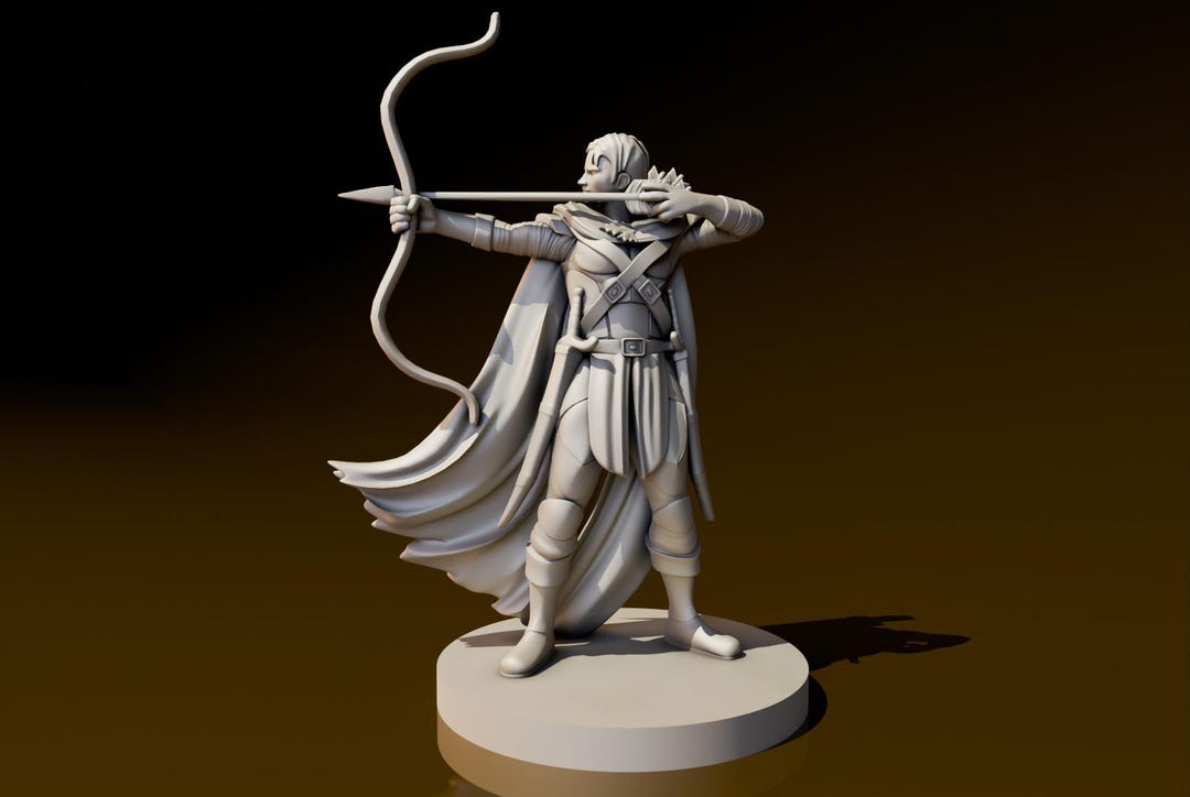 Human Female Ranger | DND Miniatures | DND Model | Dungeonguildmerchant ...