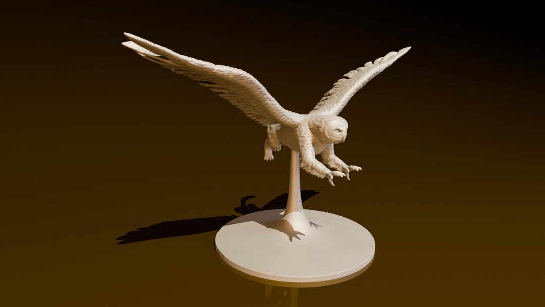 Snowy Griffon | DND Miniatures | DND Model | Dungeonguildmerchant | No ...