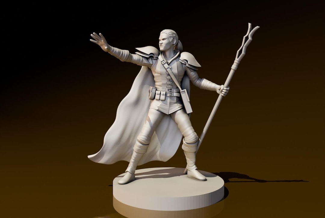 Human Male Abjurer Wizard | DND Miniatures | DND Model ...