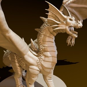 Bahamut in Dragon Form | DND Miniatures | DND Model ...