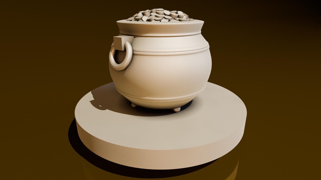 Pot of Gold Mimic in Hiding | DND Miniatures | DND Model ...