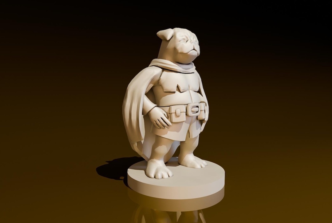 Pug Folk Adventurer | DND Miniatures | DND Model | Dungeonguildmerchant ...