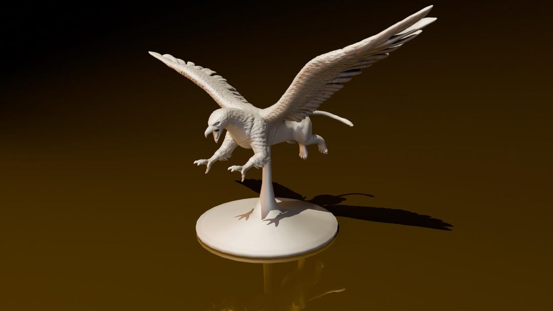 Griffon Flying | DND Miniatures | DND Model | Dungeonguildmerchant | No ...