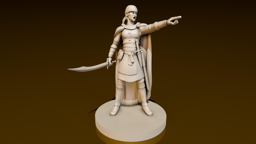 Bandit Captain Female | DND Miniatures | DND Model ...