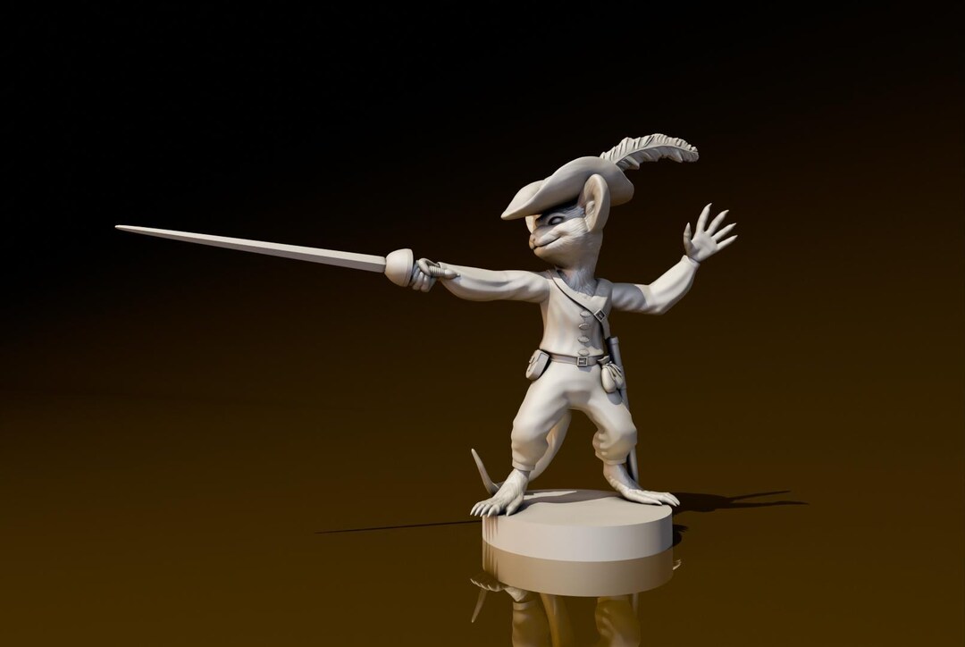 Mousefolk Swashbuckler | DND Miniatures | DND Model ...