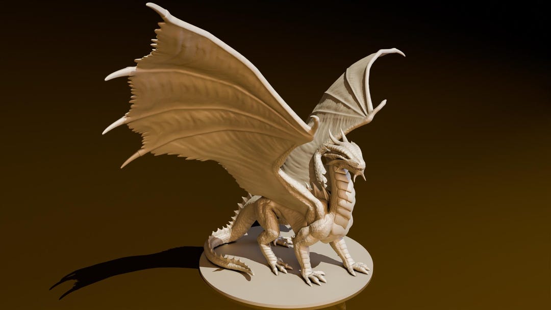 Ancient Bronze Dragon | DND Miniatures | DND Model ...