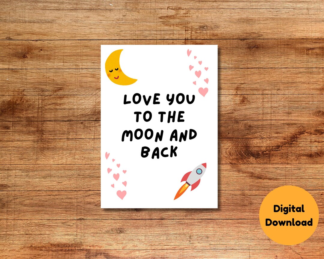 Digital Card - Digital Download - Printable Card - PDF Print at Home ...
