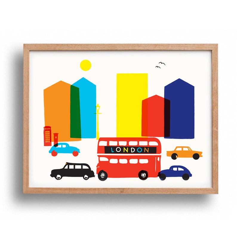 London Street Scene / Print for Baby Girl's or Boy's - Etsy