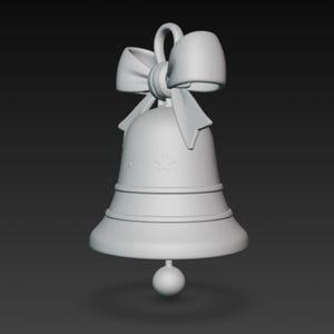 Christmas Bell Ornament STL – 3D Model File - Etsy