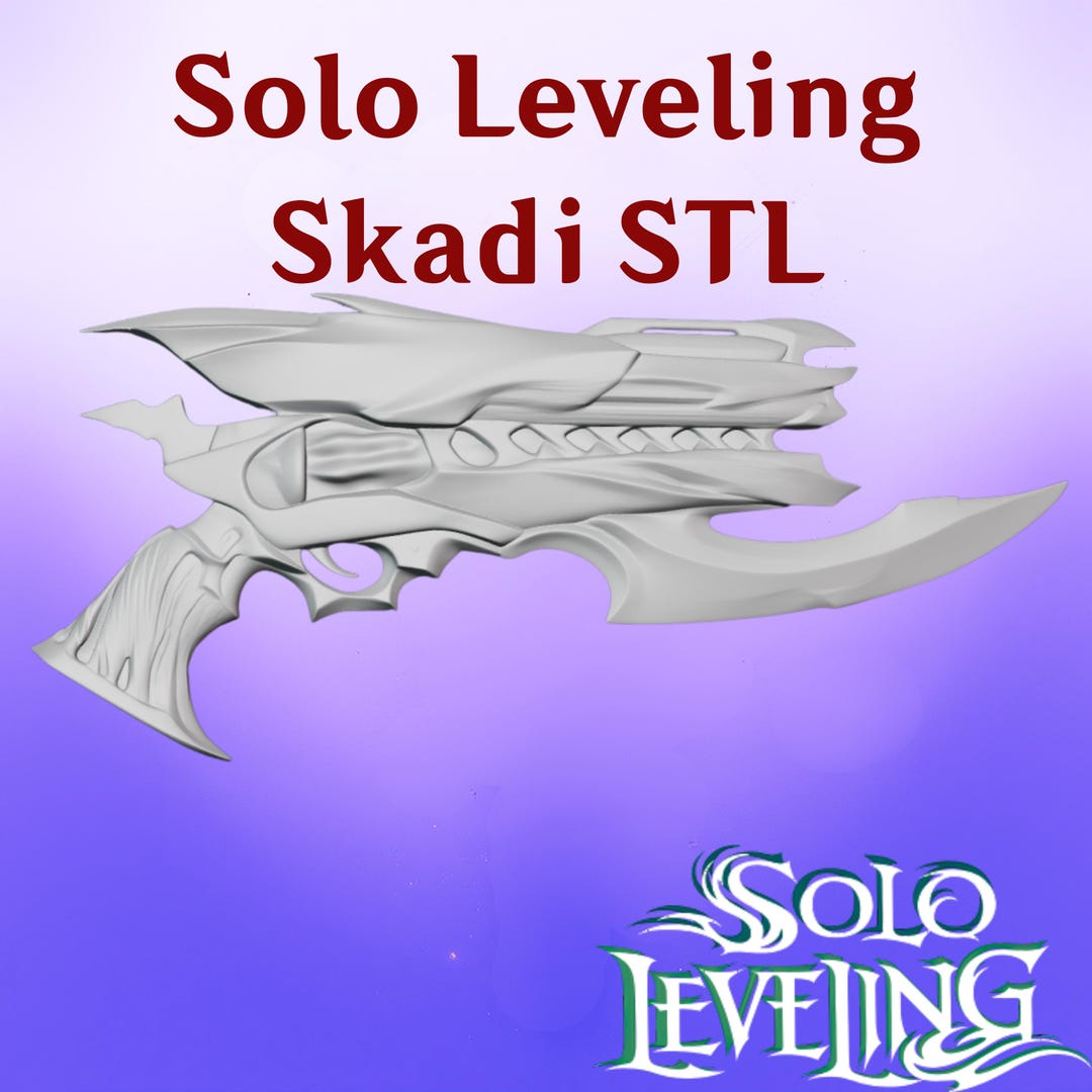 Solo Leveling Skadi STL - 3D Printable Anime Sword Prop Fan Art - Etsy UK