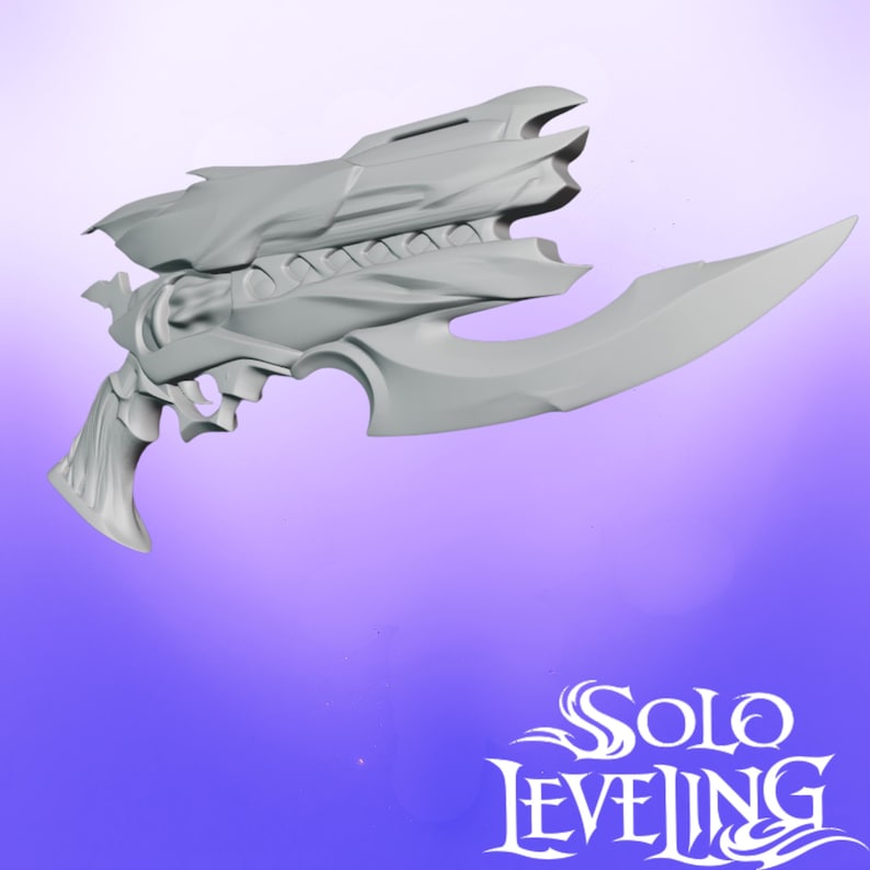 Solo Leveling Skadi STL - 3D Printable Anime Sword Prop Fan Art - Etsy UK