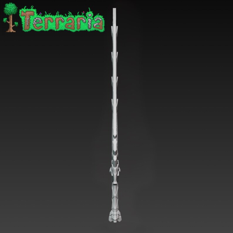 Zenith STL File – Terraria Sword 3D Model - Pixealart Sword Design Fan ...