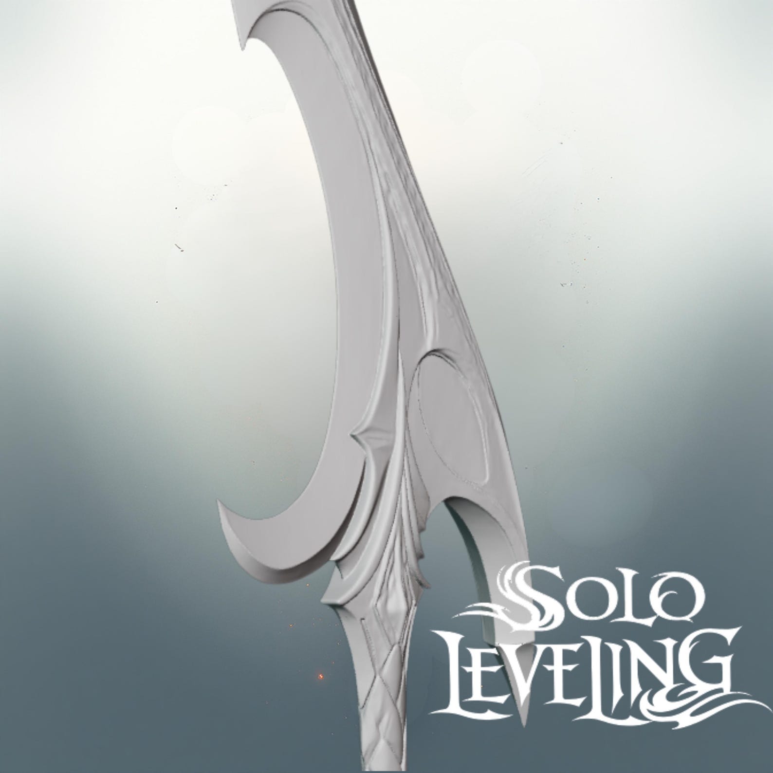 Solo Leveling Baruka’s Dagger STL - 3D Printable Anime Weapon Prop Fan ...