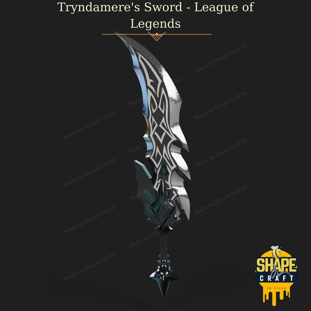 Tryndamere's Sword STL File – League of Legends Cosplay - Etsy UK
