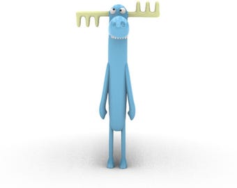 Happy Tree Friends Flaky 3D Model STL File - Printable Happy Tree ...