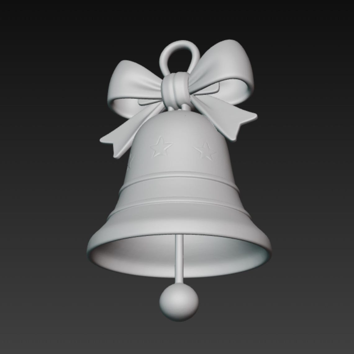 Christmas Bell Ornament STL – 3D Model File - Etsy