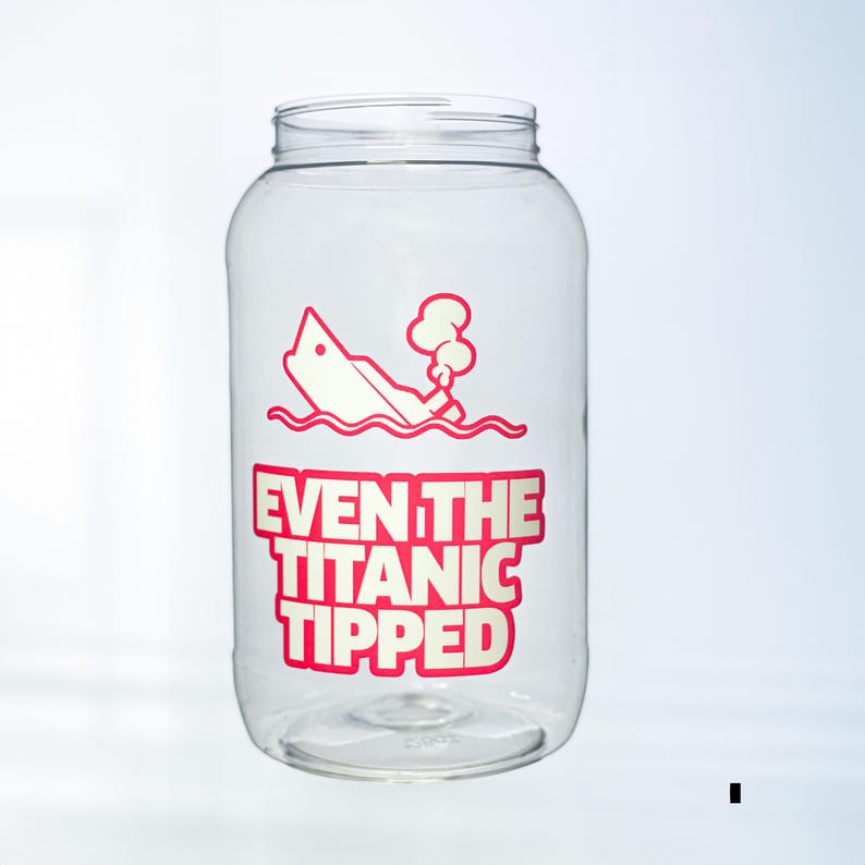 Large Funny Tip Jar for Restaurant, Cafe, Musician, Bartender and More ...