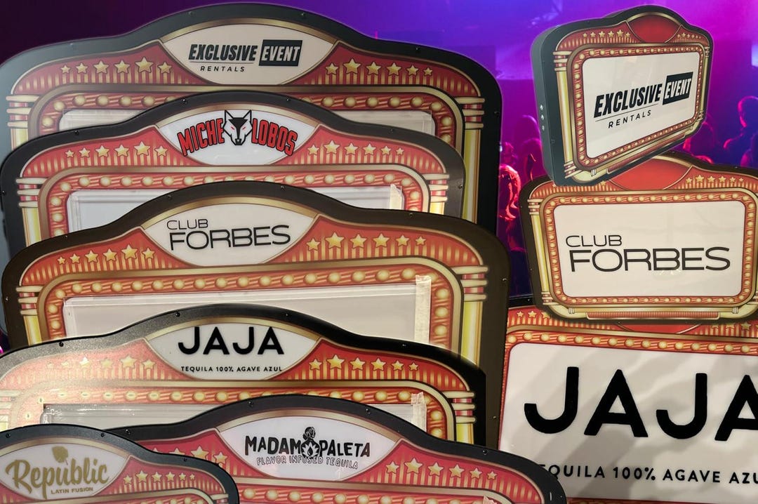 Custom Graphics for Bottle Service Marquee Sign - Etsy