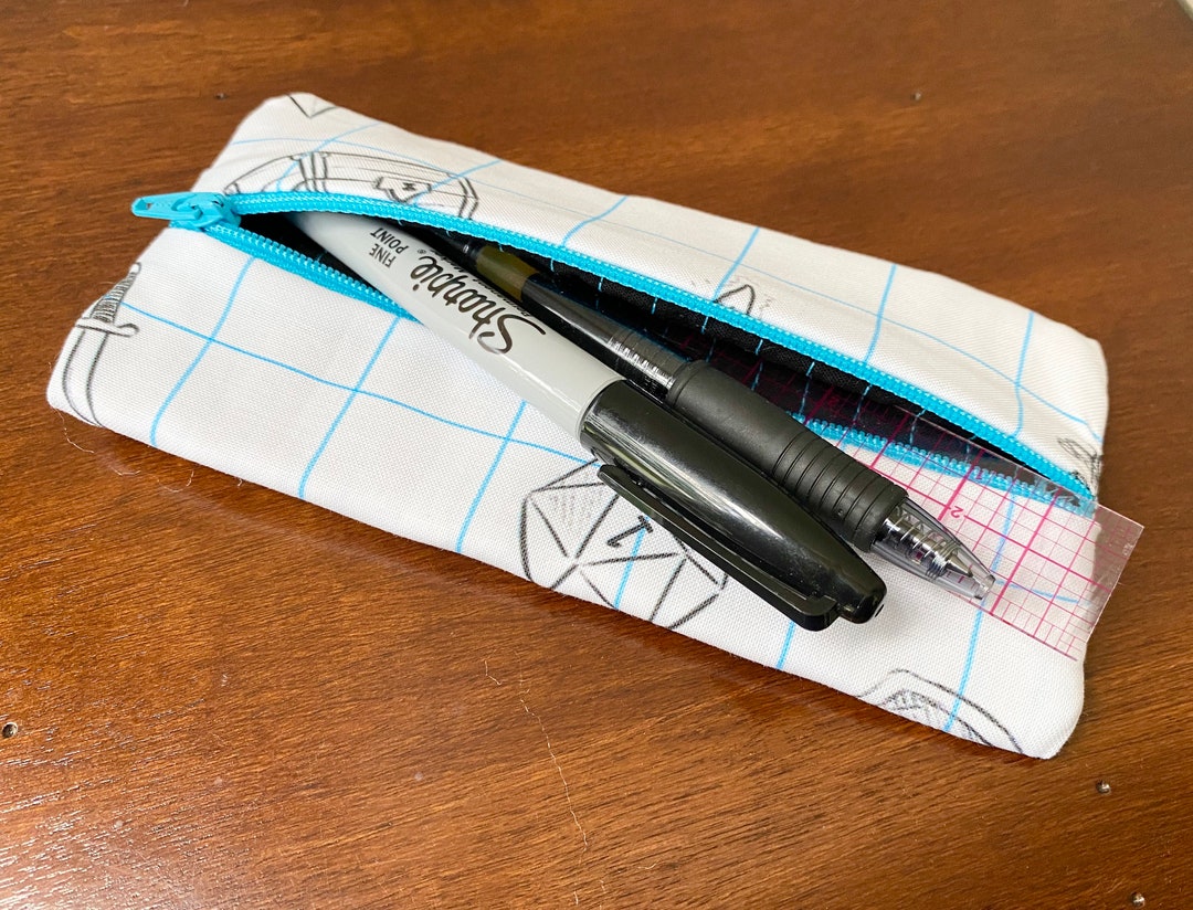 RPG Pencil Pouch Blue Zipper - Etsy