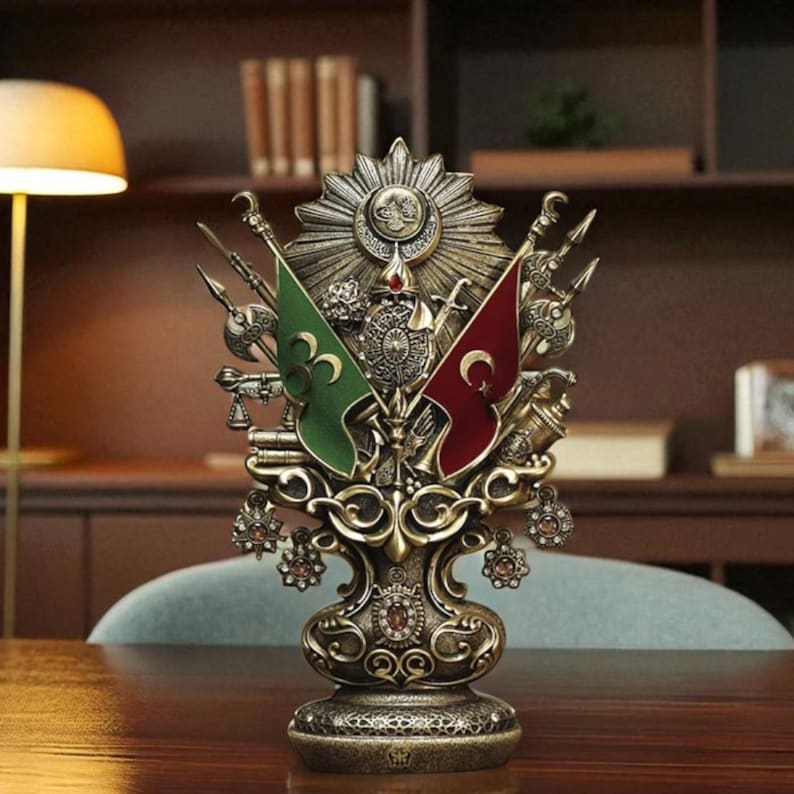 Ottoman Empire Army Statue: Turkish Islamic Home Decor, Coat of Arms ...