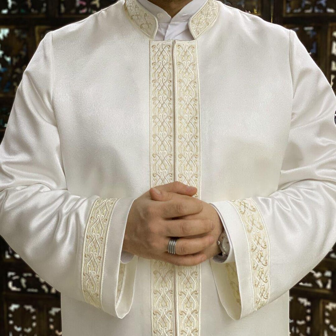 Luxury Jubba for Men | Prayer Robe for Weddings | Islamic Thawb ...