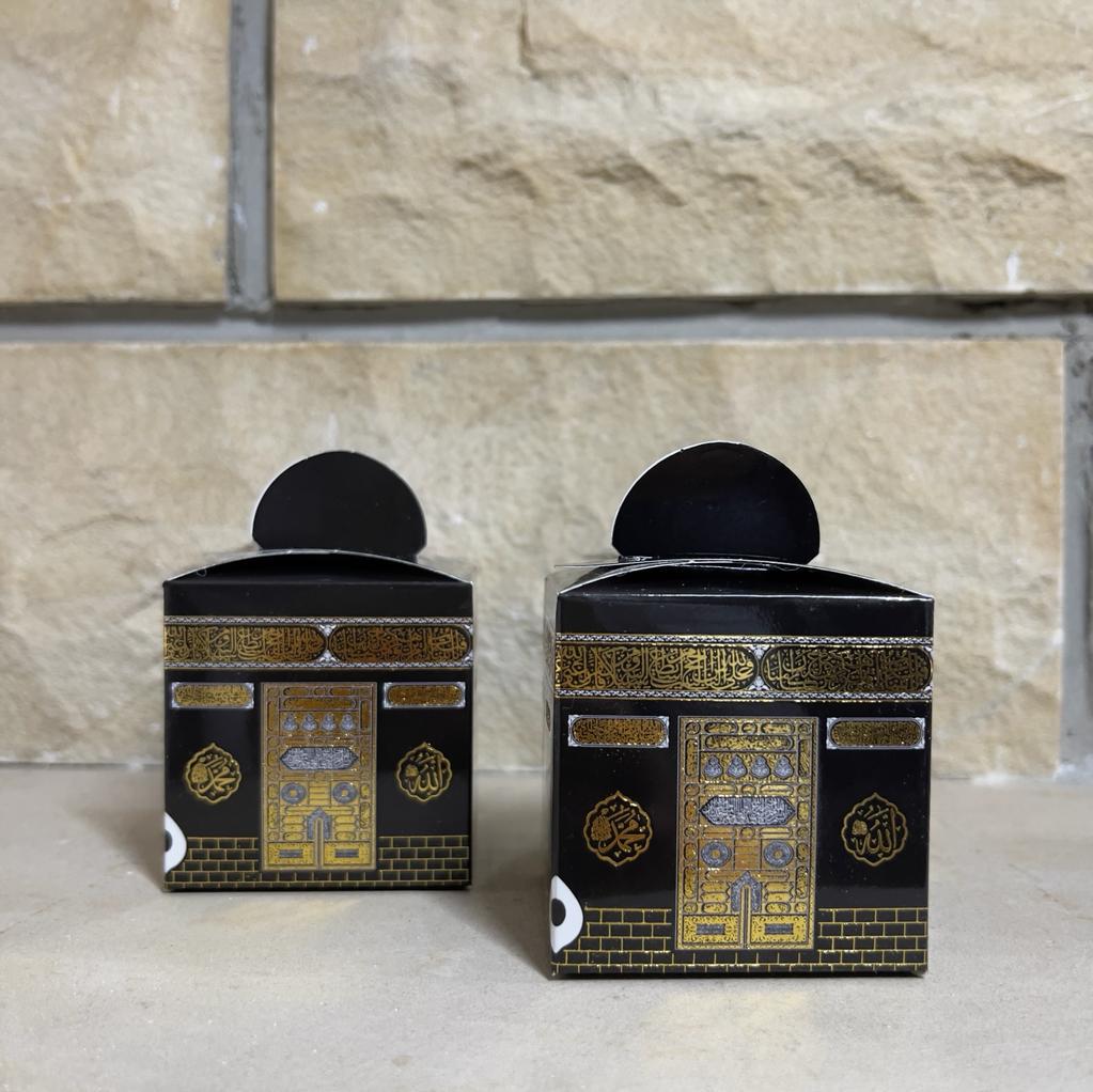 Kaaba Pattern Islamic Party Favor Box, Candy Gift Boxes, Muslim Umrah ...