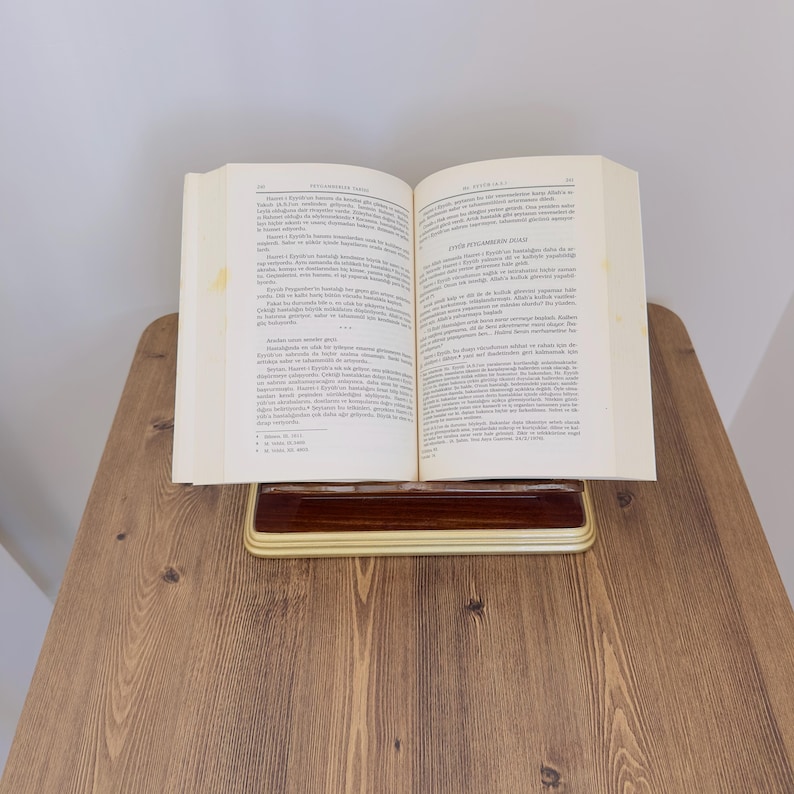 Lux Wooden Book Stand: Quran Stand, Bible Holder, Display Bookstand - Etsy