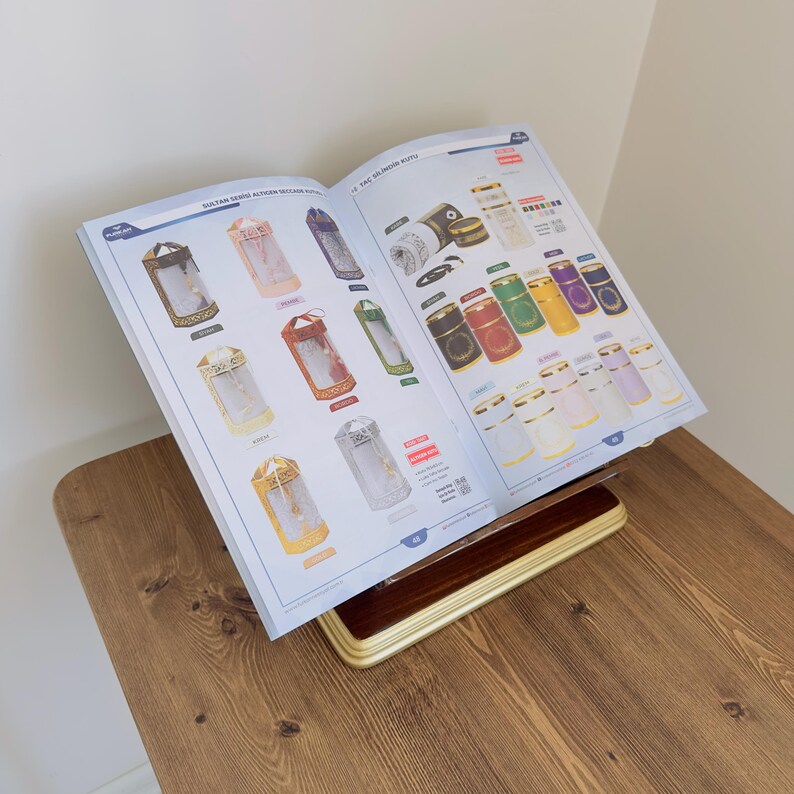 Lux Wooden Book Stand: Quran Stand, Bible Holder, Display Bookstand - Etsy