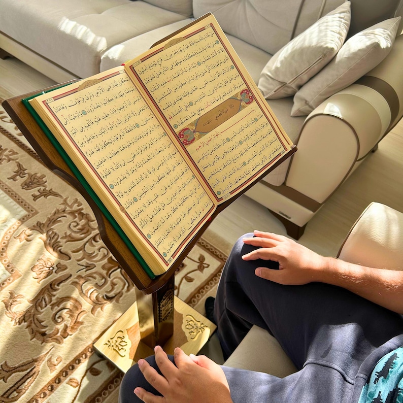 Quran Stand With Wheels: Islamic Book Holder, Quran Holder, Lectern ...
