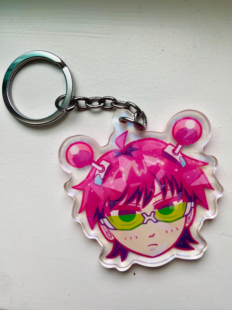 The Disastrous Life of Saiki K & Friends Holographic Keychains! PHASE ...