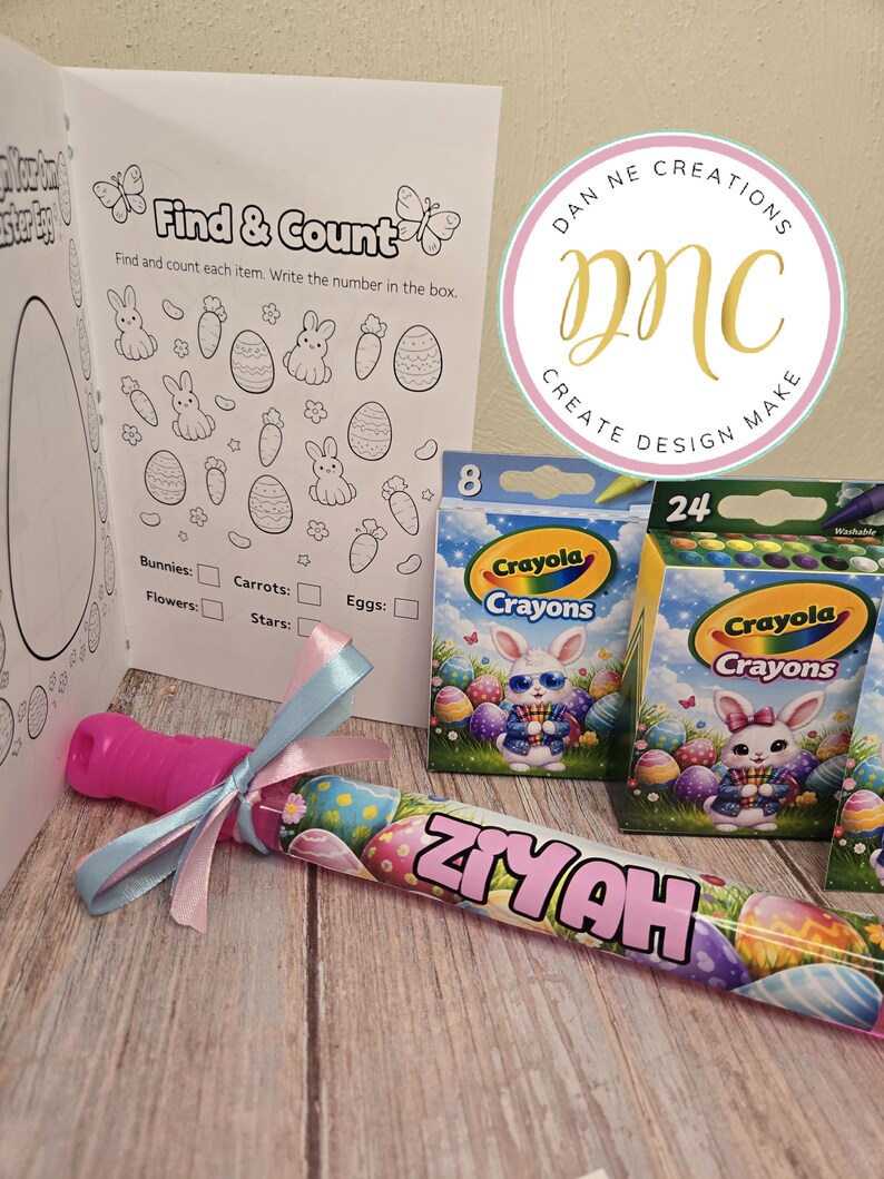 Editable Easter Activity Bundle Template | Canva Coloring Book | Crayon ...