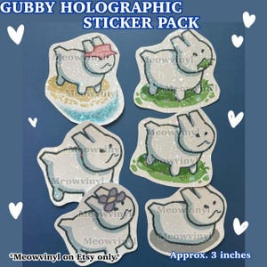 GUBBY ROBLOX Holographic and Glossy Stickers - Etsy
