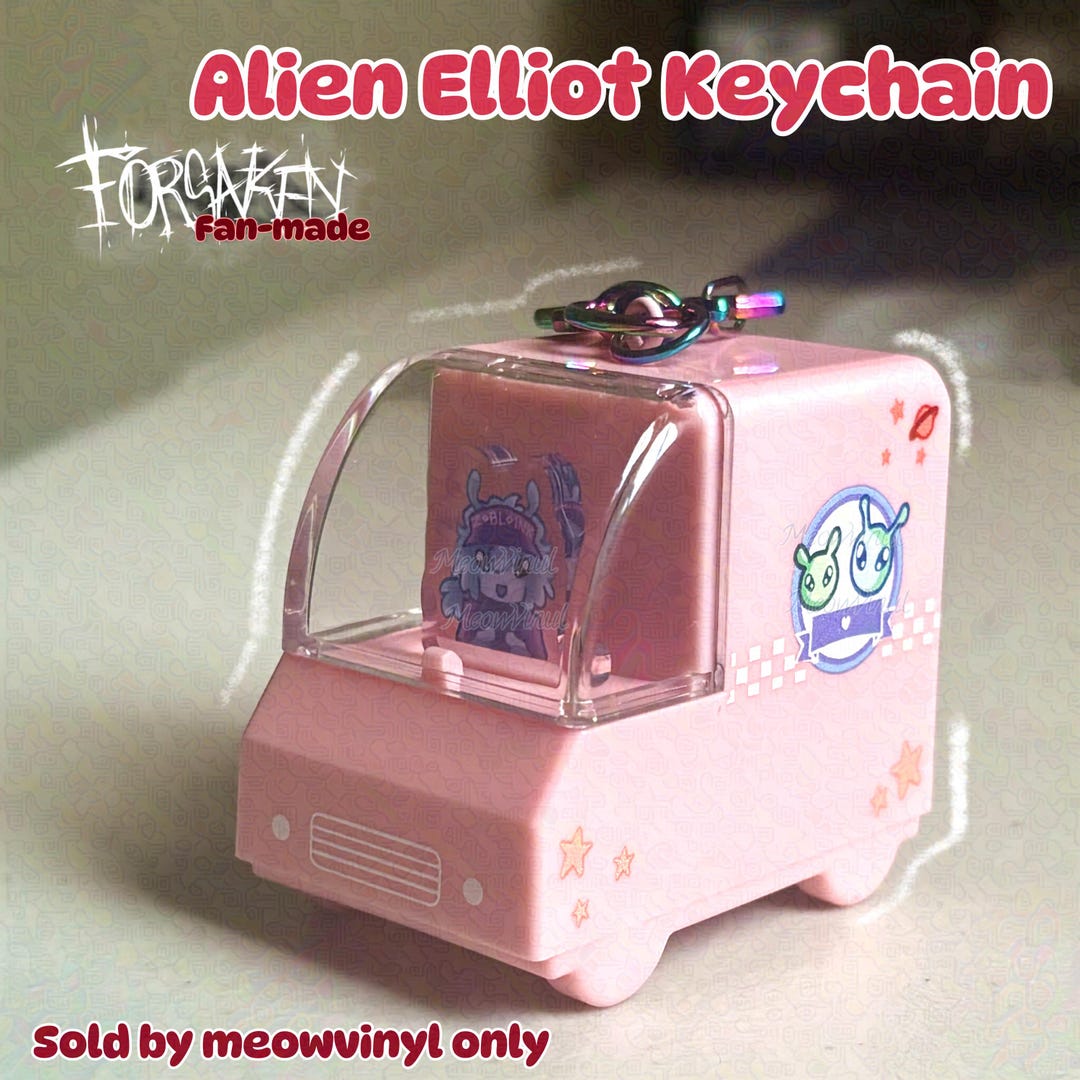 Alien Elliot FORSAKEN Roblox MINI TRUCK Keychain 2 Inches - Etsy