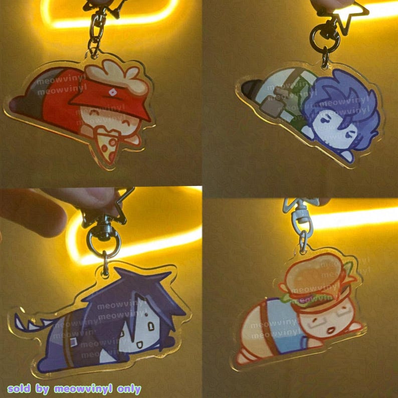 FORSAKEN Acrylic Keychain 2.5 Inch - Roblox 007n7 Twotime Chance ...