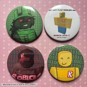 Roblox MYTH Pin Back Buttons - John Doe, Guest666, 1x1x1x1 - Etsy
