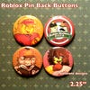 Roblox Guest & Noob Matching Pin-back Button Badge Set of 2 - Etsy