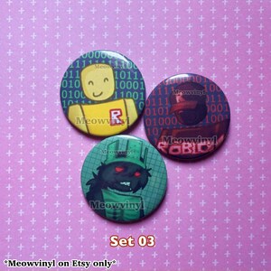 Roblox MYTH Pin Back Buttons - John Doe, Guest666, 1x1x1x1 - Etsy